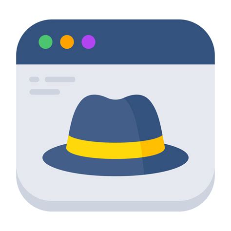 Conceptual Flat Design Icon Of Online Hacker Vector Art At Vecteezy