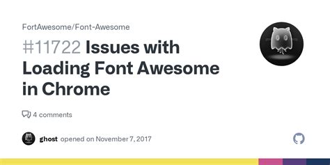 Issues With Loading Font Awesome In Chrome · Issue 11722 · Fortawesome