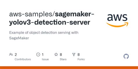 github aws samples sagemaker yolov3 detection server example of object detection serving with