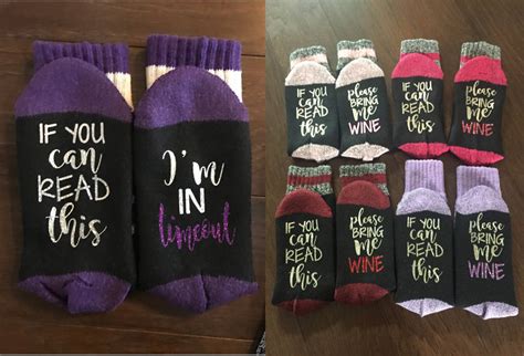Customized Socks Funny Sayings Ladies Wool Socks Etsy