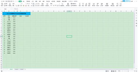 Excel中相同姓名数据合并求和的操作方法 趣帮office教程网