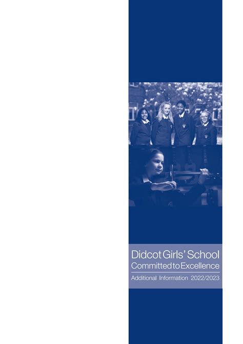 Didcot Girls School Additional Information 2022 By Cleverbox Uk Ltd Issuu