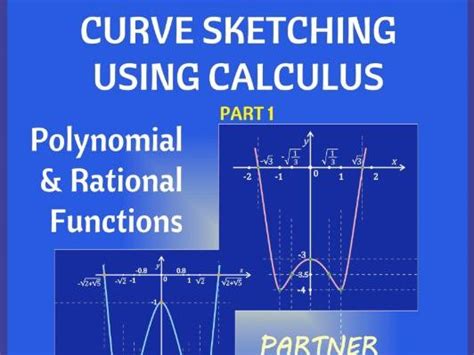 curve sketching using calculus part 1 partner activity teaching