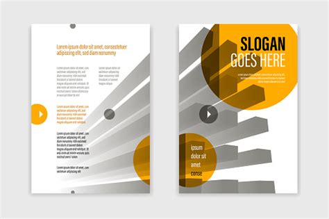 전면 및 후면 호출기 벡터 추상 디자인 현대 전단지 또는 연례 보고서 커버 또는 프리젠 테이션 기업 트렌디 한 스타일로 비즈니스