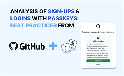 Github Passkeys Analysis Of Sign Ups And Logins With Passkeys