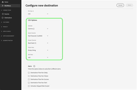 Learn How To Use Destination Sdk To Configure File Formatting Options For File Based