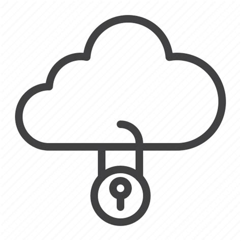 Cloud Protection Password Computing Icon Download On Iconfinder