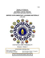 Q StatProb MODULE Statistical Hypotheses And Types Of Errors Module Pdf Republic Of