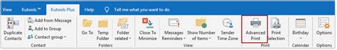 How To Print Email Body Only Without Header And Username In Outlook