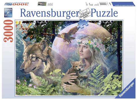 Ravensburger Lady Of The Forest 3000 Pieces Jigsaw Puzzle Eclipse Games Puzzles Novelties