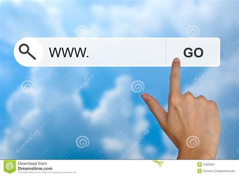 Or World Wide Web On Search Toolbar Stock Image Image Of Browse Networking 37903257