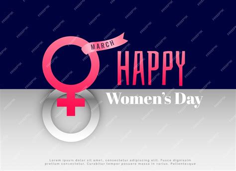 국제 여성의 날 컨셉 디자인 배경 프리미엄 벡터