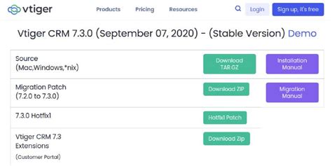 how to install vtiger crm on centos 8