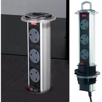 Powerdock Worktop Pull Up Power Sockets Amazon Co Uk Kitchen Home