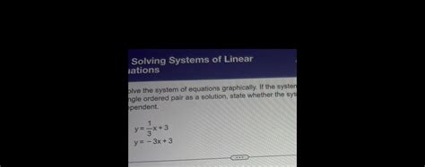 [answered] Solving Systems Of Linear Lations Olve The System Of Kunduz