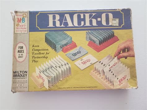 rack o card game 1966 vintage games matching card game etsy