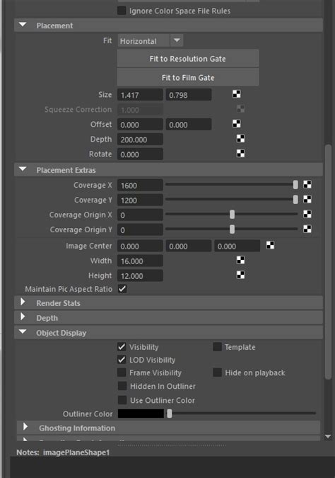 Image Plane Invisible In Maya 2017 Arnold Autodesk Community