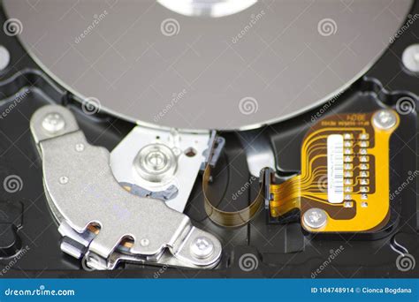 Internal Hard Drive Components Stock Photo Image Of Digital Machine