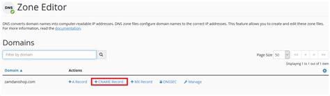 how to create cname records in cpanel step by step