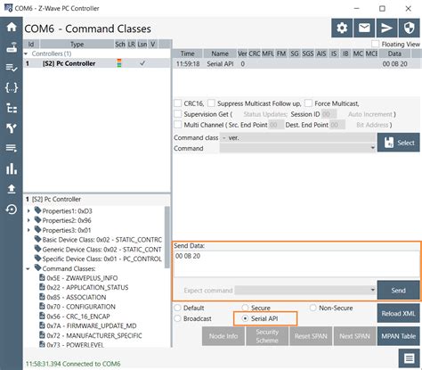 Z Wave Tools For Serial Api Commands