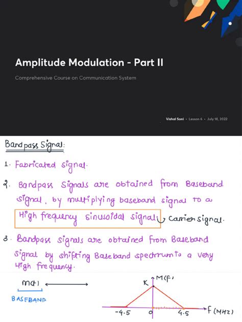 Amplitude Modulation Part Ii With Anno 1666501367313 Pdf