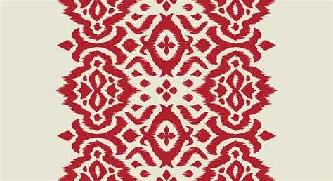 레이스 테두리 이캇 이킨 패턴 벡터 넥타이 는 줄무늬와 갈매기 프린트가 있는 시보리 프린트입니다 잉크 질감 일본어 배경입니다 에스닉 패브릭 보헤미안 패션 아프리카