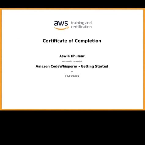 aswin khumar on linkedin amazoncodewhisperer ai machinelearning coding softwaredevelopment…