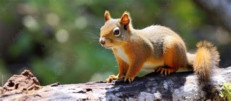 The Squirrel Named Otospermophilus Beecheyi Is A Ground Dwelling