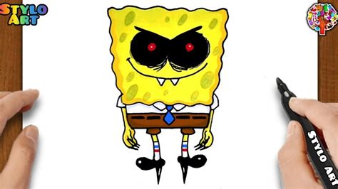 How To Draw SpongeBob Halloween Halloween Drawings YouTube