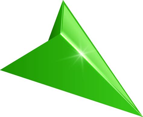 3d Render Green Arrow Pointer 11356764 Png