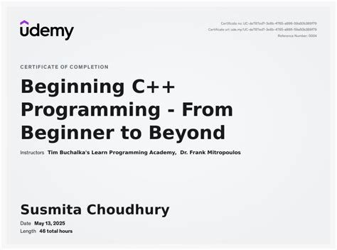 cplusplus moderncpp programming udemy learningjourney softwaredevelopment techskills