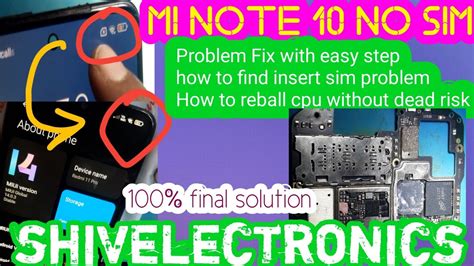 Mi Redmi Note Series No Sim Problem REDMI NOTE No Network No Sim Emergency Calls Only