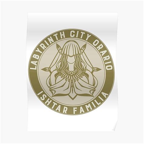 Danmachi Labyrinth City Orario Ishtar Familia Retro Vintage Poster For Sale By Asteea Redbubble