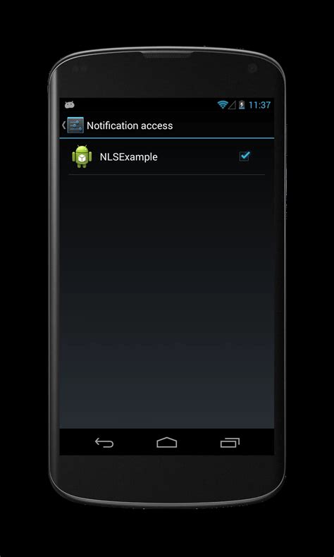 Android Notificationlistenerservice Example