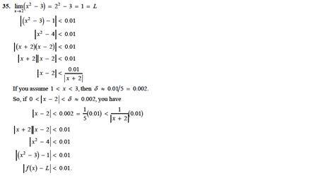 calculus find lim {x to 2} x 2 3 using the definition of limit