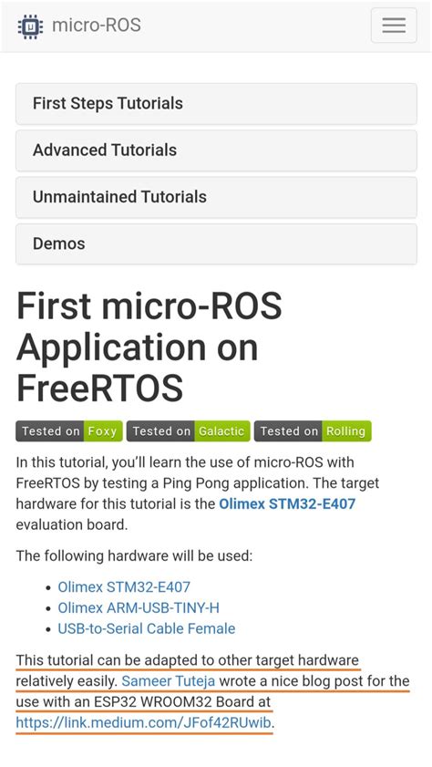 Microros Ros2 Esp32 Robotics Robots Ros2foxy Ubuntu Microros