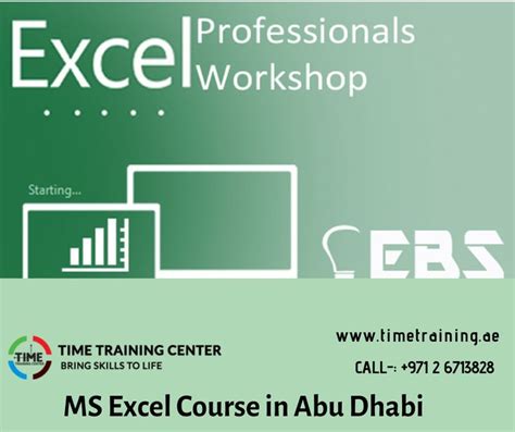 Ms Excel Course In Abu Dhabi Excel Training Center Microsoft