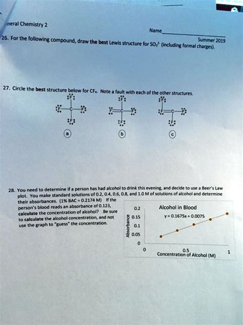 Solved General Chemistry 2 Name 26 For The Following Compound Draw