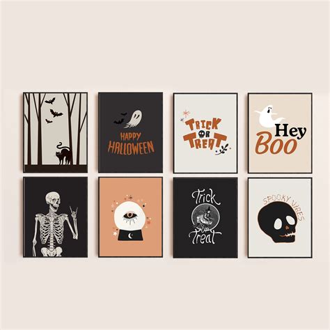 Halloween Wall Art Set At Mariam Mountgarrett Blog