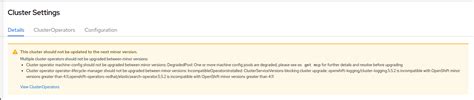 Incompatability Warning For Elasticsearch And Clusterlogging Operators Alert In Rhocp 4 Red