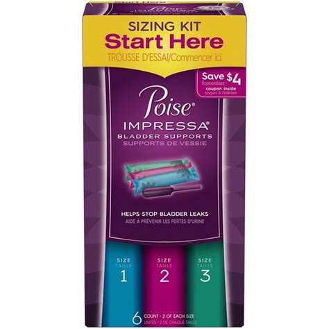 Poise Impressa® Incontinence Bladder Supports For Bladder Control