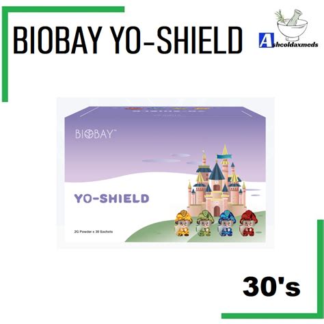 Biobay Yo Shield Probiotics Inulin Vitamin C D Elderberry 2g X 30