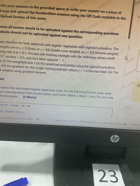 A Binary Classifier For Loan Approval Uses Logistic Regression With Sigmo