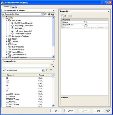 custom cui or workspace settings autodesk community
