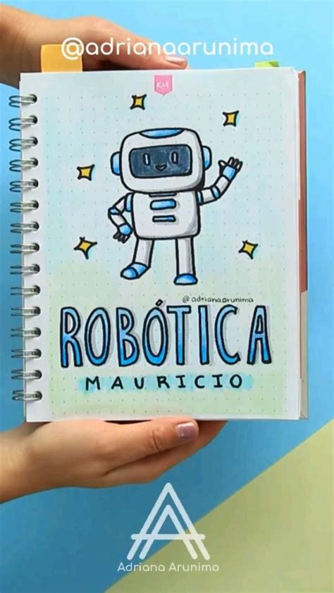 Portada De Robotica Para Cuaderno