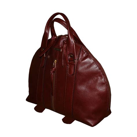 תיק גב גדול מעור Sovage איטלקי בורדו מהמם רך עפרה דוידי