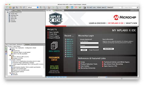 how to create a new microchip mplab x ide programming project — mirobo