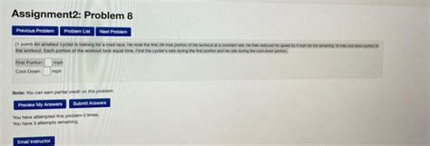 Solved Assignment2 Problem 8 Previous Problem Problem Ist