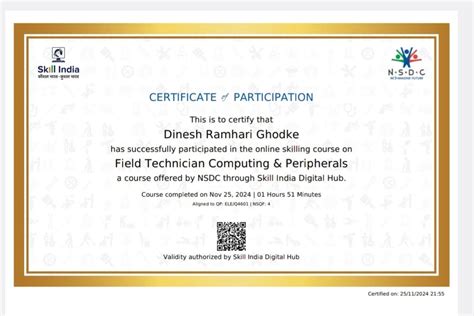 Dinesh Ghodke On Linkedin Skillindia Nsdc Digitalskills