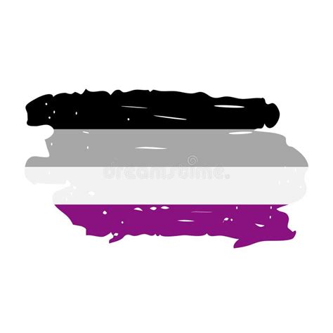 Grunge Asexual Pride Flag Symbol Of Lgbt Community Flag Sexual